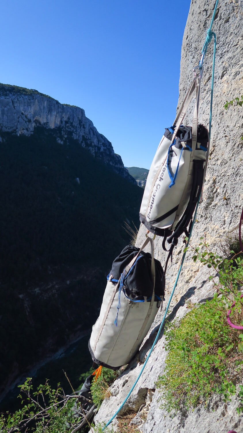Nuit en portaledge et grande voie dans le Verdon - Une vie en vrai